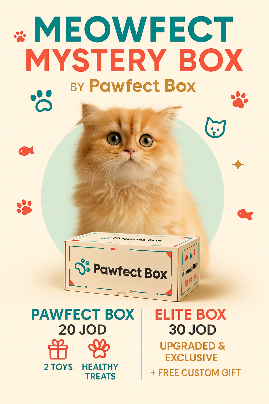 Pawfect Box - Monthly Pet Subscription Boxes in Jordan