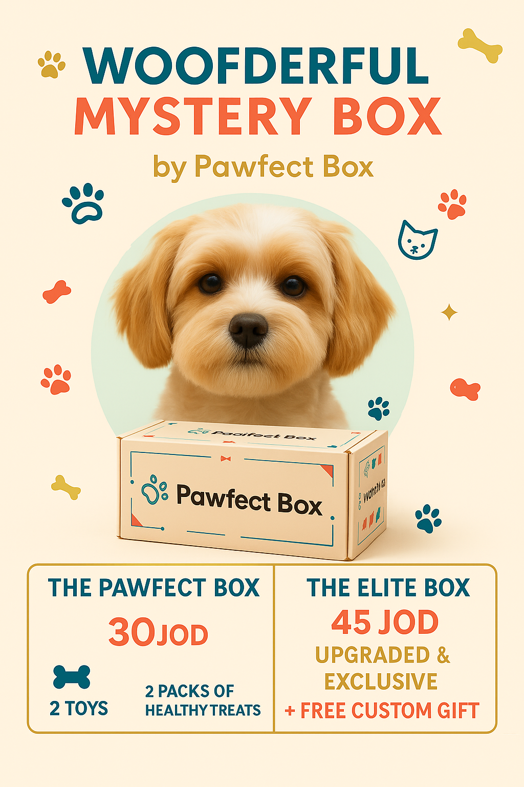 Pawfect Box - Monthly Pet Subscription Boxes in Jordan